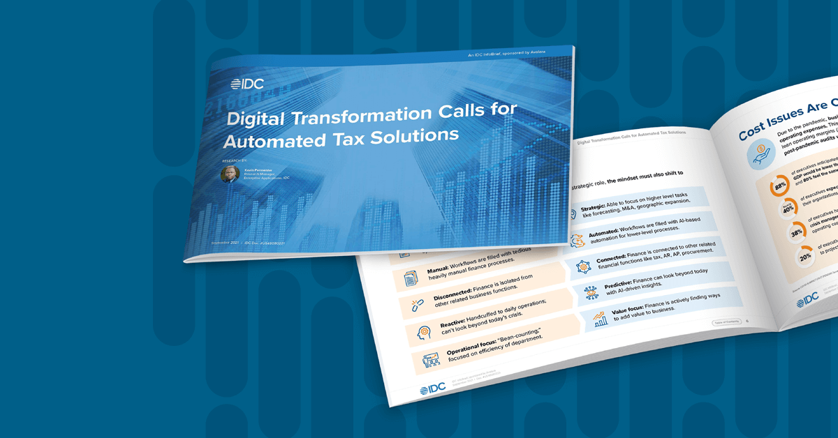 Digital Transformation and Tax Automation - Avalara