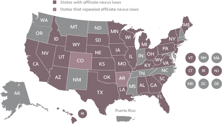 State-by-state guide to affiliate nexus laws - Avalara